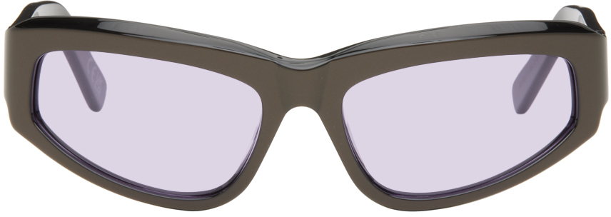 Brown Motore Sunglasses by RETROSUPERFUTURE on Sale