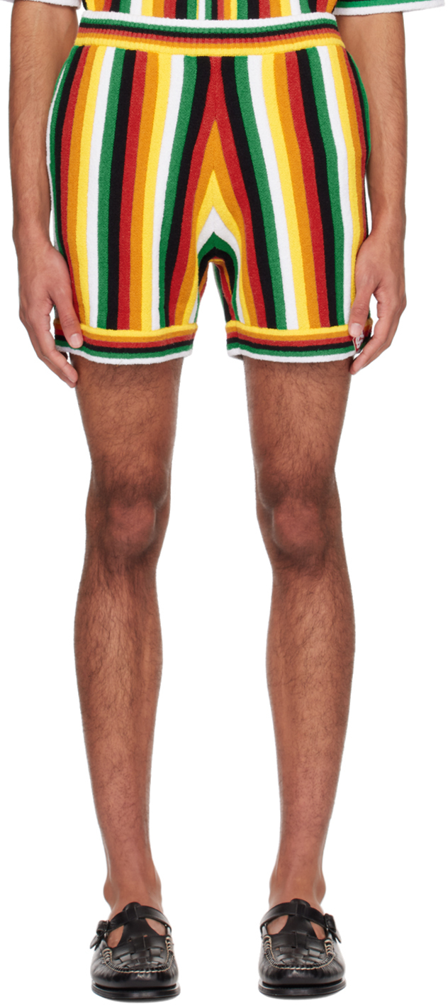 Casablanca: Multicolor Striped Shorts | SSENSE UK