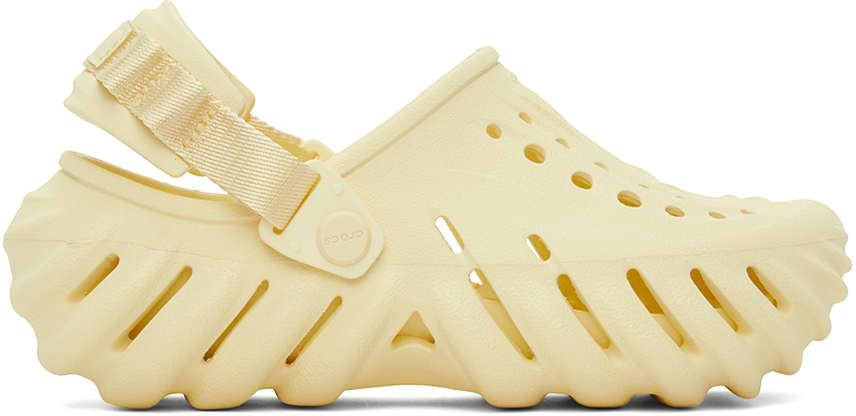 Yellow Echo Clogs by Crocs on Sale