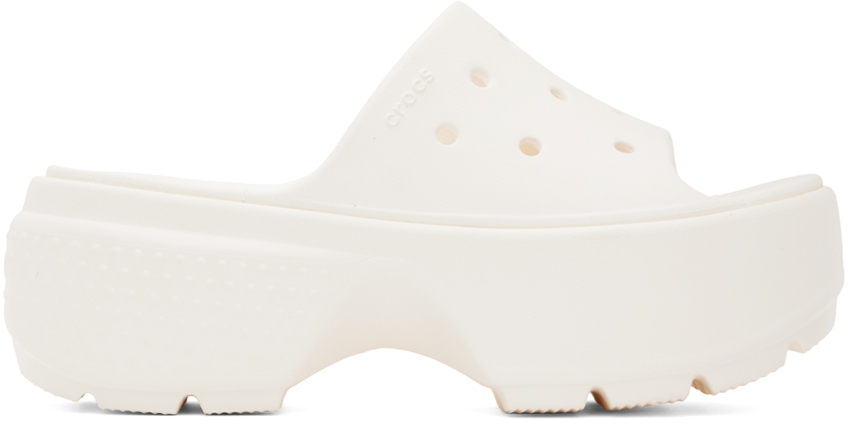Crocs: Off-White Stomp Slides | SSENSE