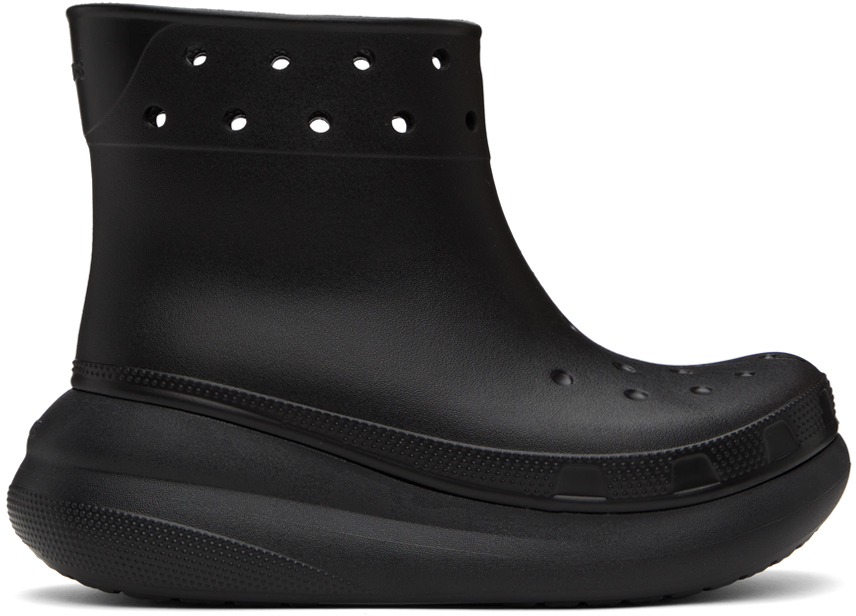 Black Crush Boots by Crocs on Sale