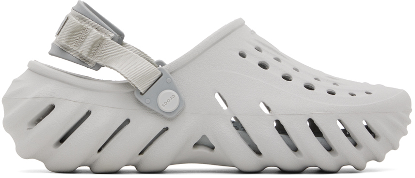 Gray Echo Clogs by Crocs on Sale