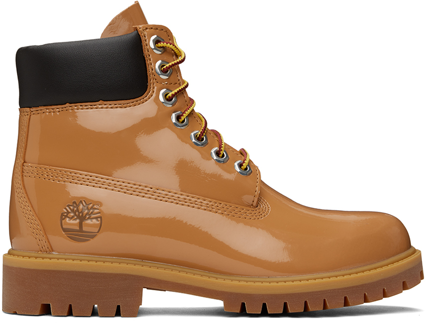 Timberland: Tan Veneda Carter Edition 6-Inch Boots | SSENSE