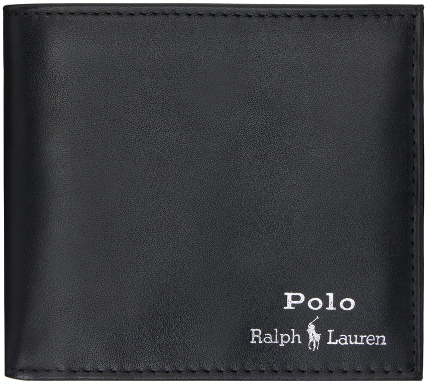 Black Suffolk Billfold Wallet by Polo Ralph Lauren on Sale