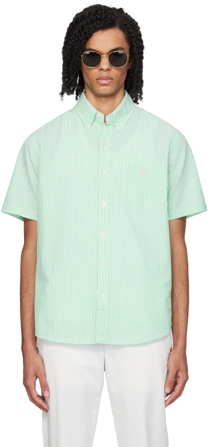 Green Prepster Shirt by Polo Ralph Lauren on Sale