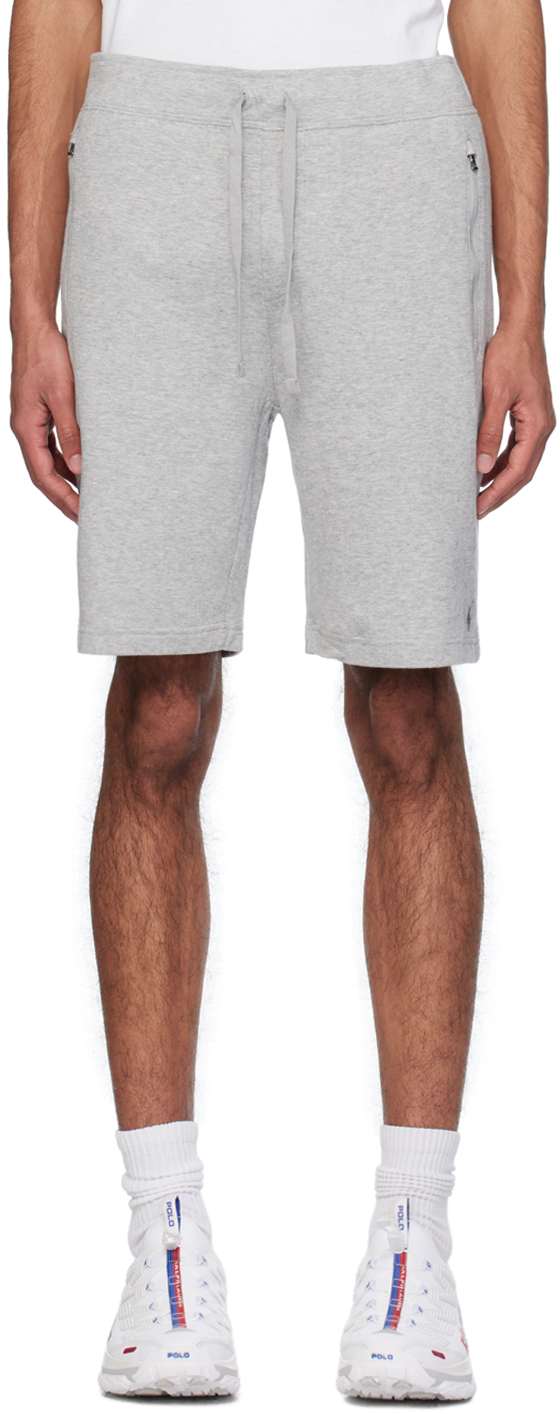 Short gris à cordon coulissant Polo Ralph Lauren en solde