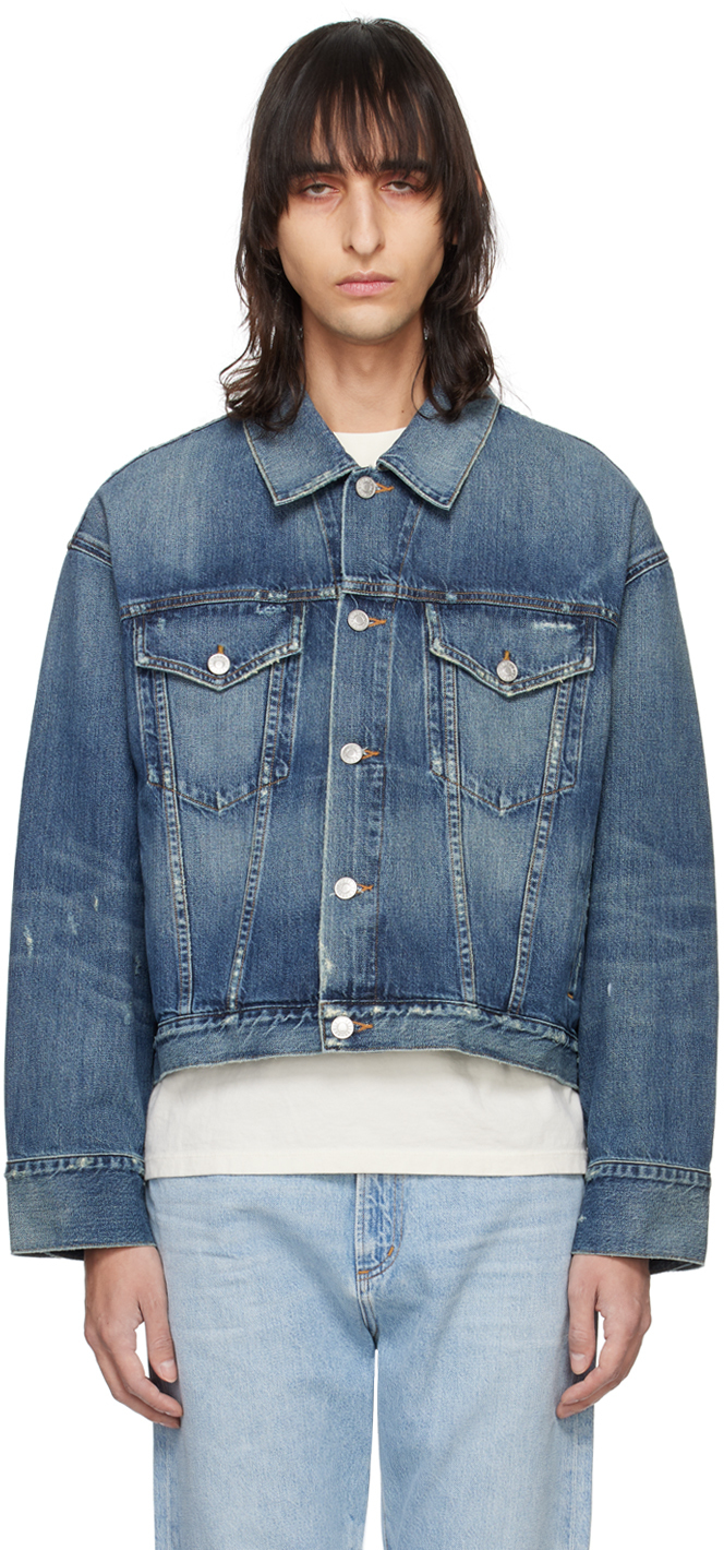 AGOLDE: Blue Dorain Denim Jacket | SSENSE
