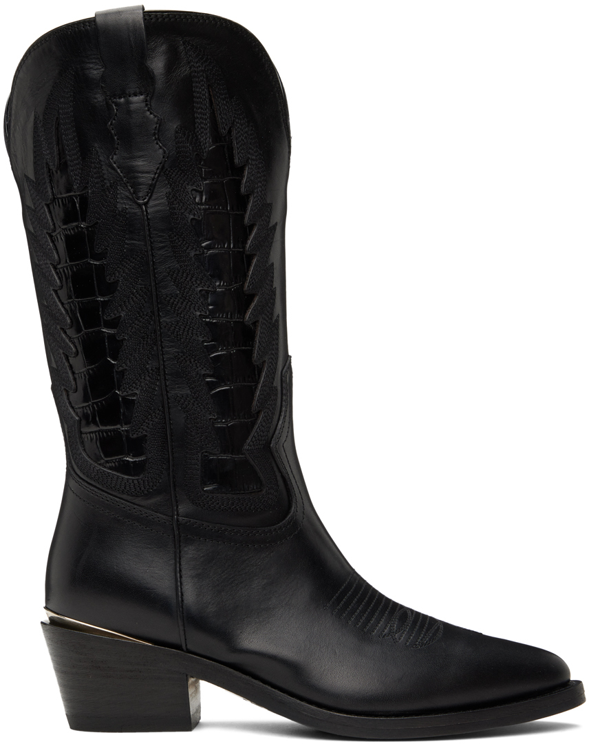Partlow: Black Whitney Boots | SSENSE