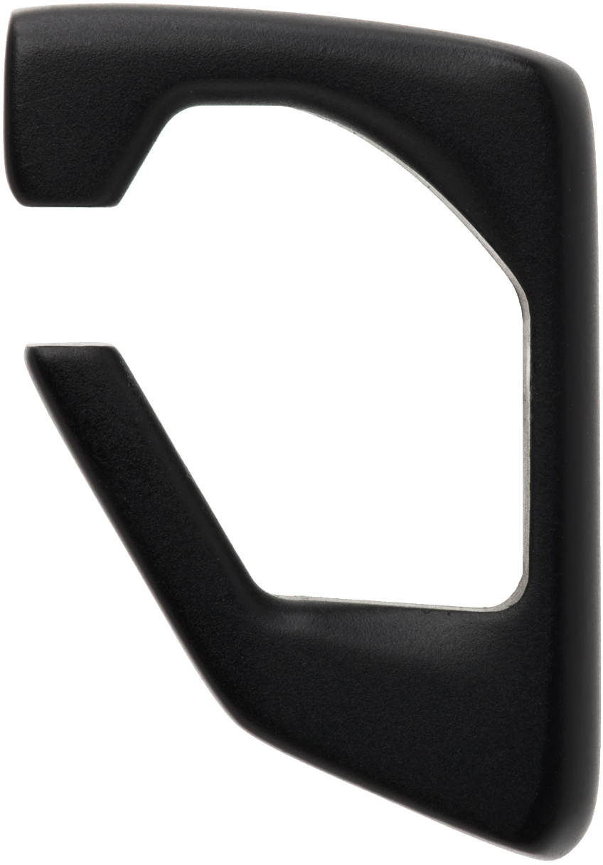 Black Prong Single Ear Cuff by Rick Owens on Sale