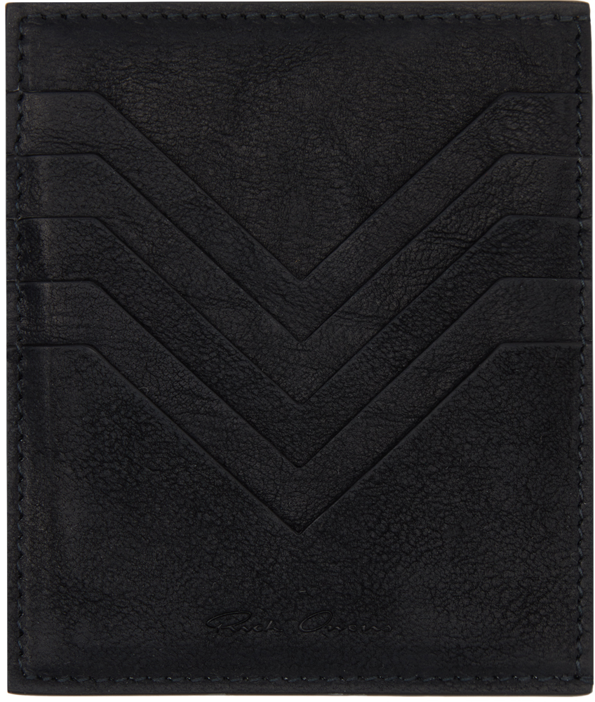 Rick Owens: Black Square Card Holder | SSENSE UK