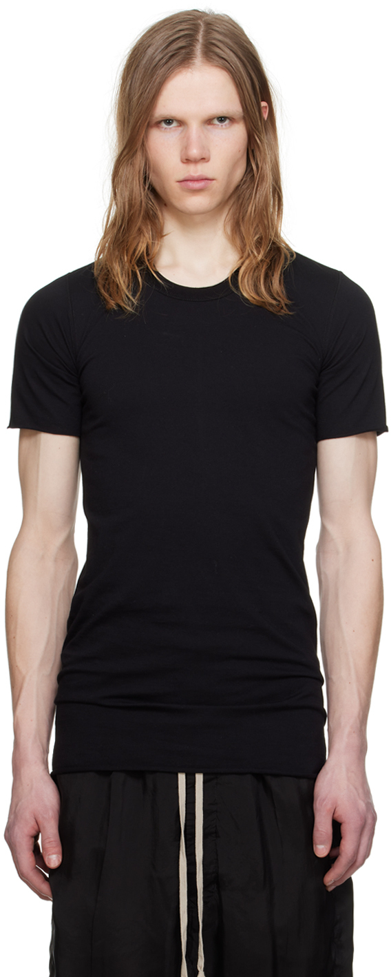 Rick Owens: Black Basic T-Shirt | SSENSE