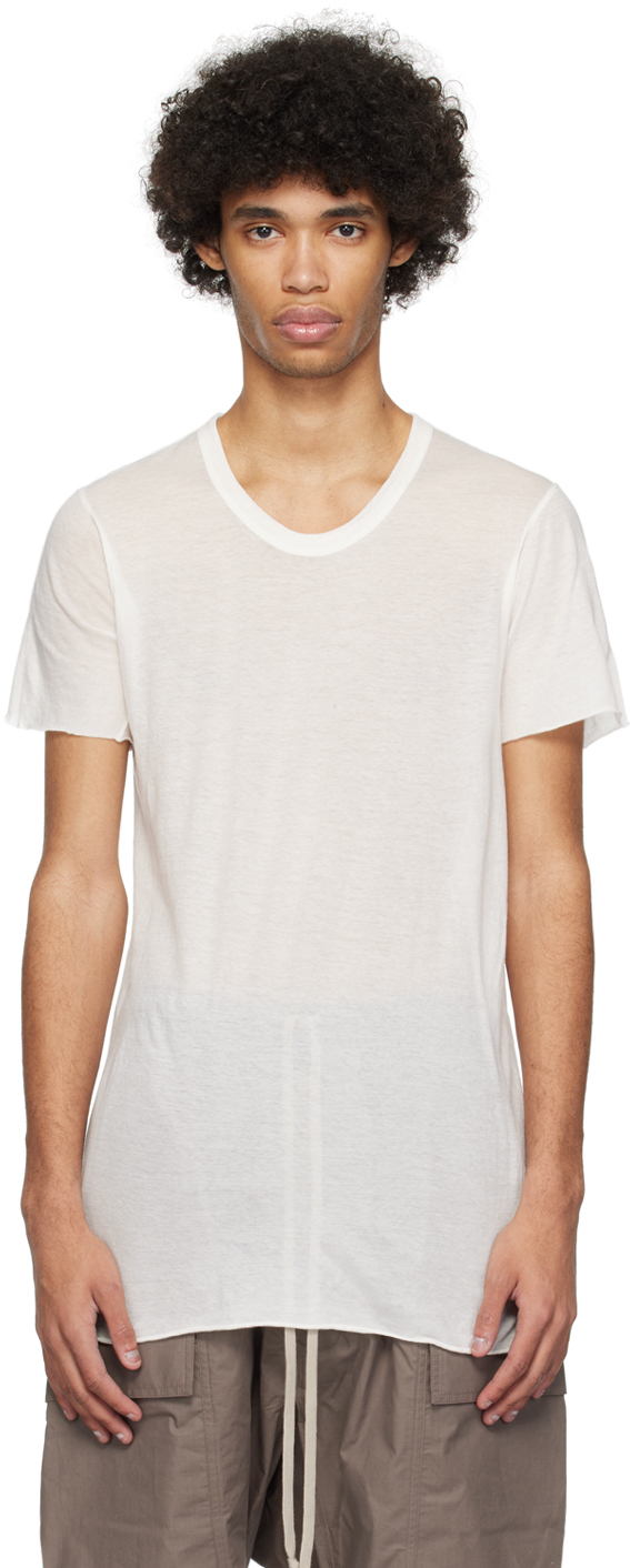 Rick Owens: Off-White Basic T-Shirt | SSENSE