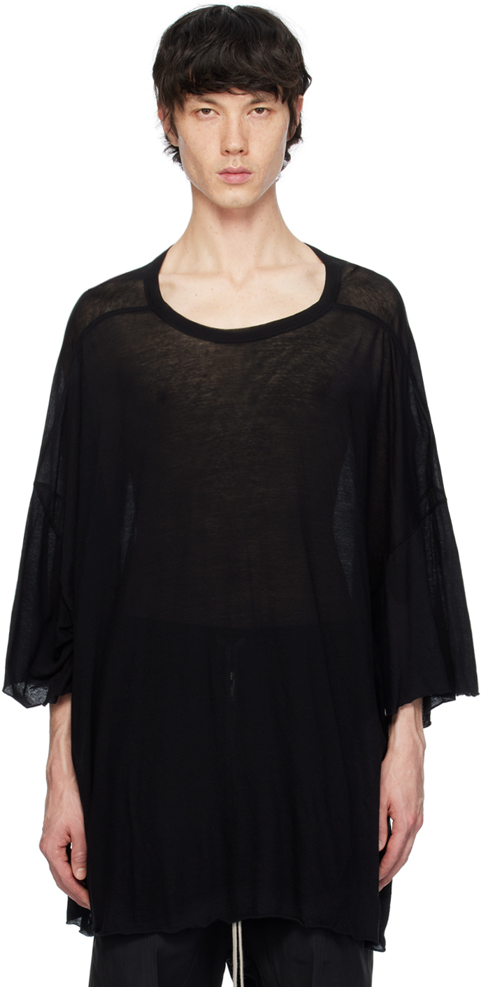 Rick Owens: Black Tommy T-Shirt | SSENSE Canada