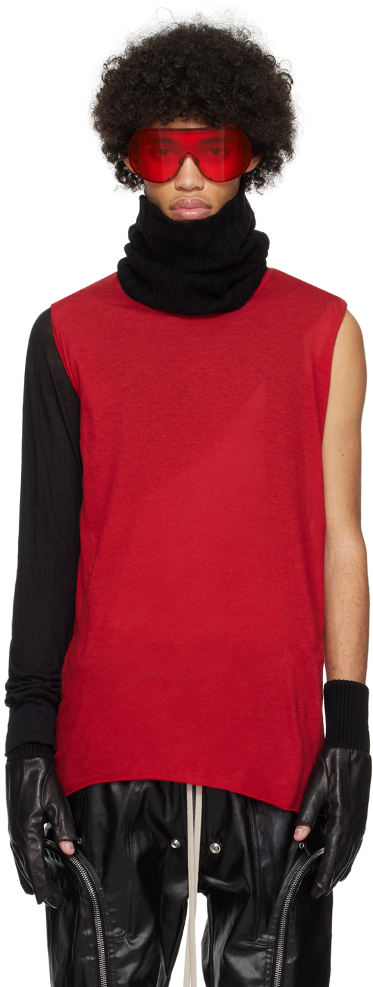 Rick Owens: Red Basic Tank Top | SSENSE UK