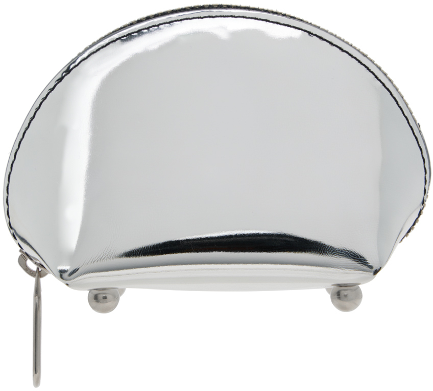 Silver Rosie Coin Pouch by Justine Clenquet on Sale