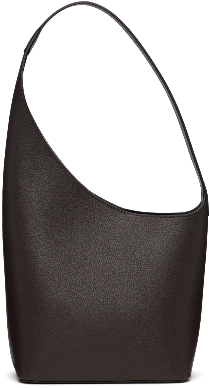 Gray Demi Lune Bag by Aesther Ekme on Sale