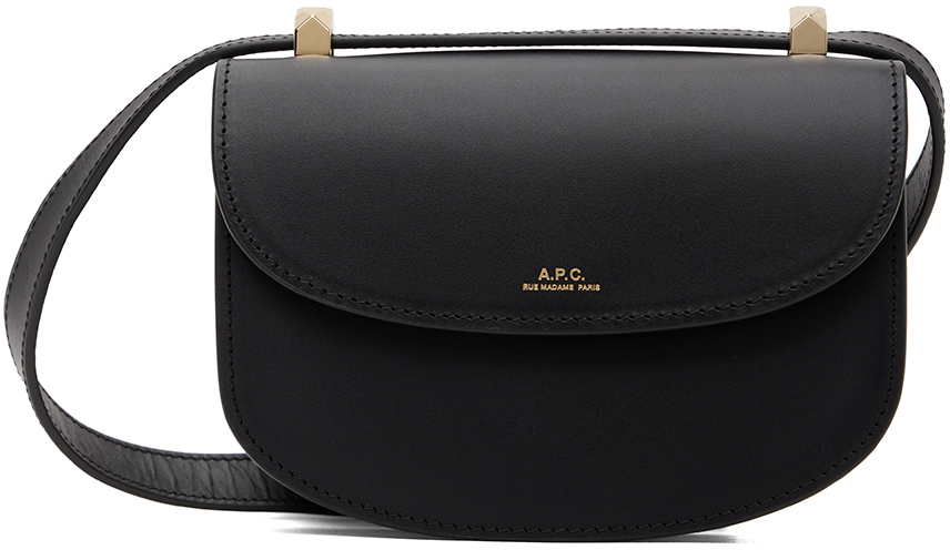 A.P.C.: Mini sac Genève noir | SSENSE France