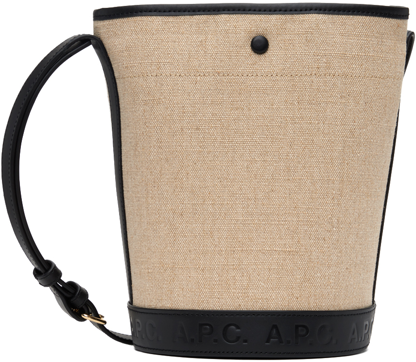 A.P.C.: Sac Hélène beige | SSENSE France