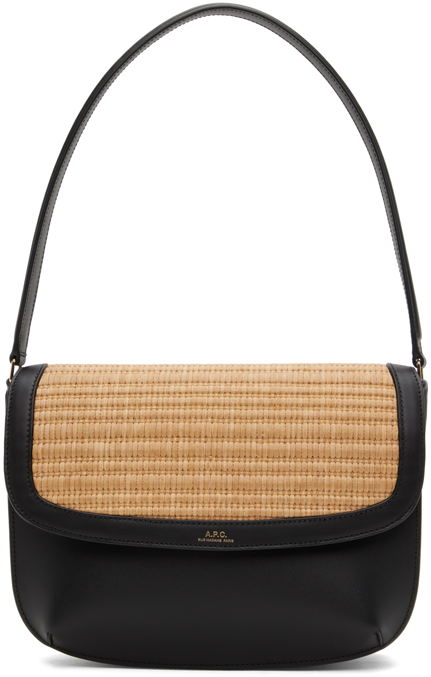 Black Sarah Shoulder Bag by A.P.C. on Sale