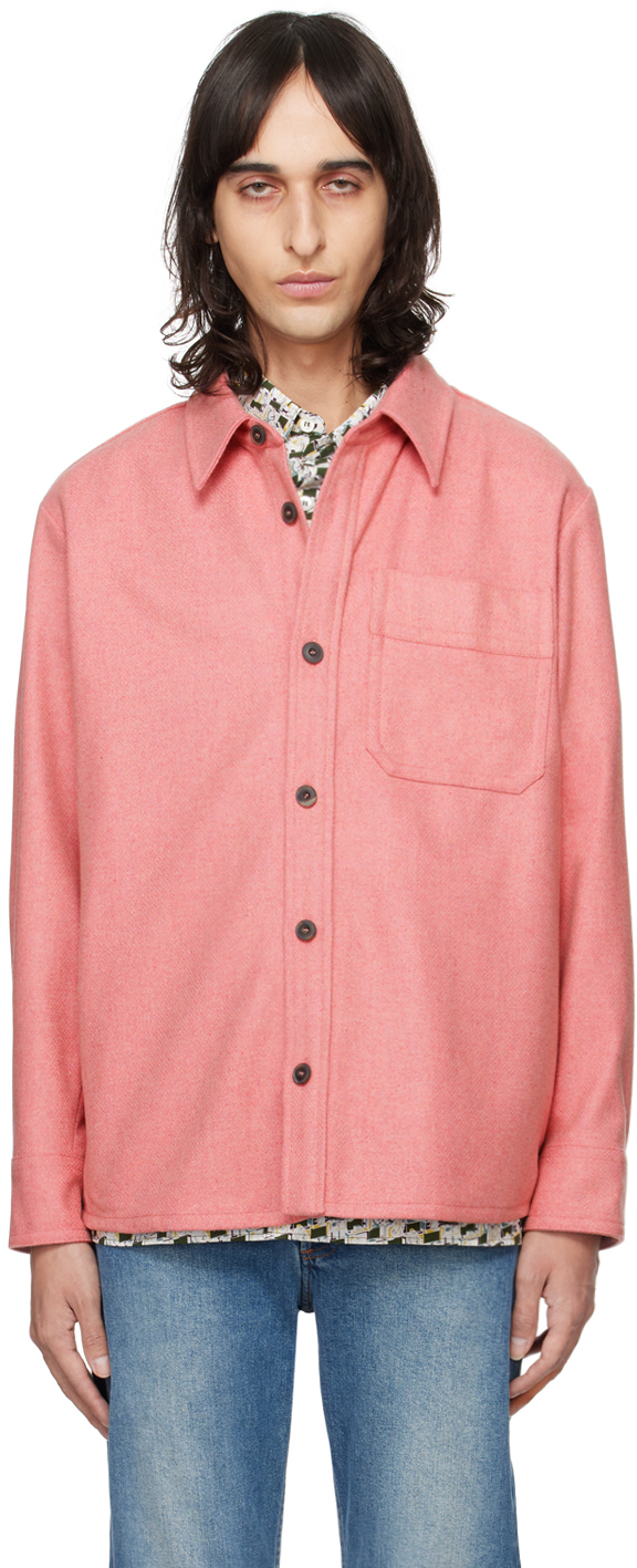 Chemise Basile rose A.P.C. en solde