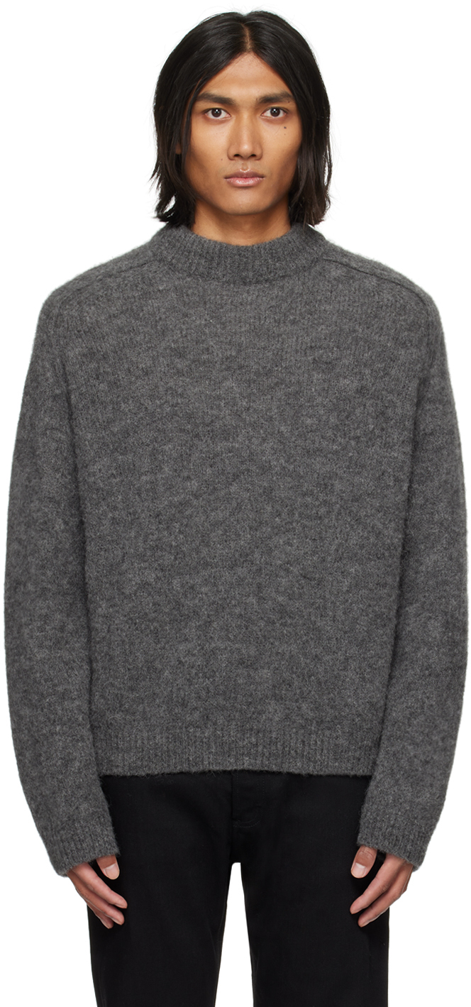 A.P.C.: Pull Tyler gris | SSENSE France