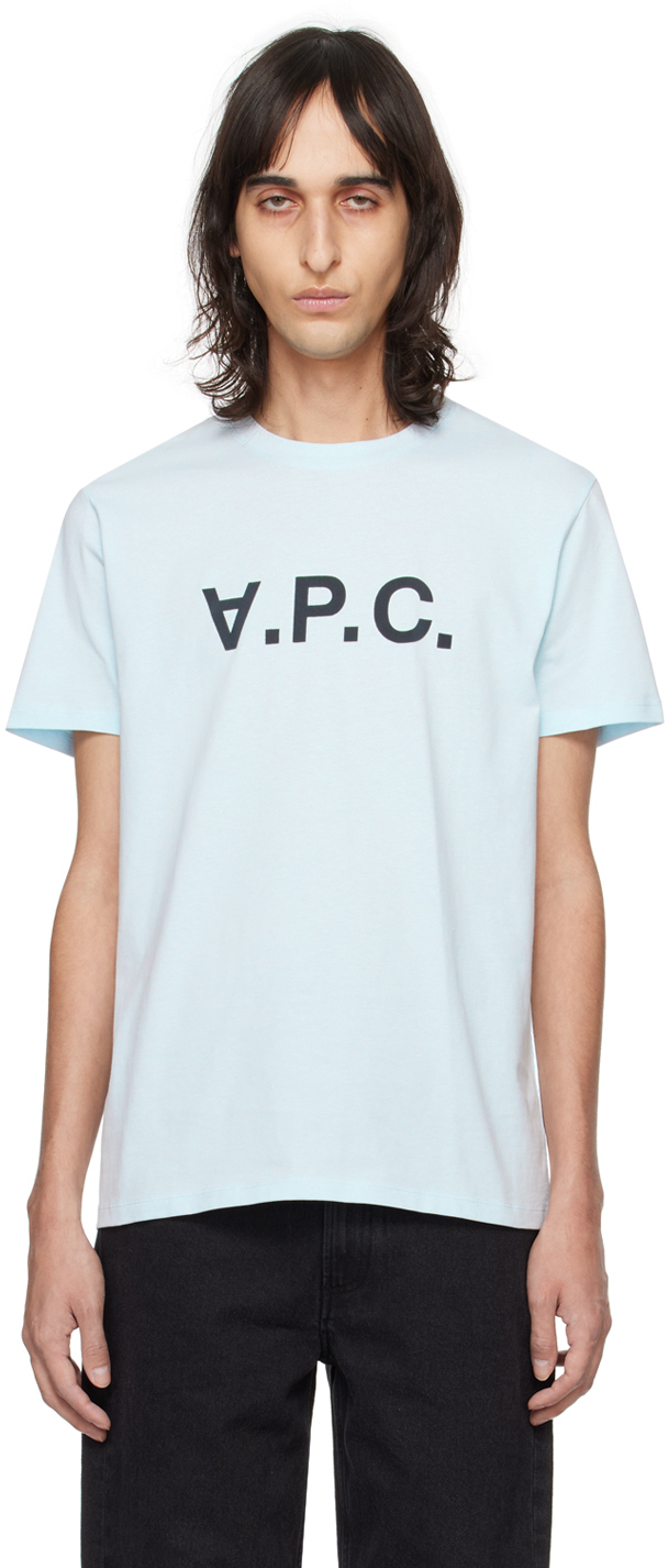 Blue VPC T-Shirt by A.P.C. on Sale