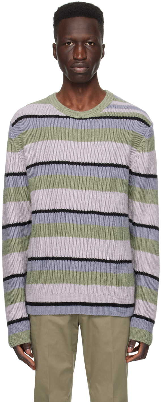 Pull multicolore à rayures Paul Smith en solde
