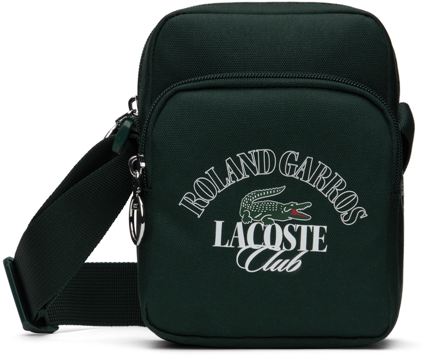 Green Roland Garros Edition Mini Bag by Lacoste on Sale