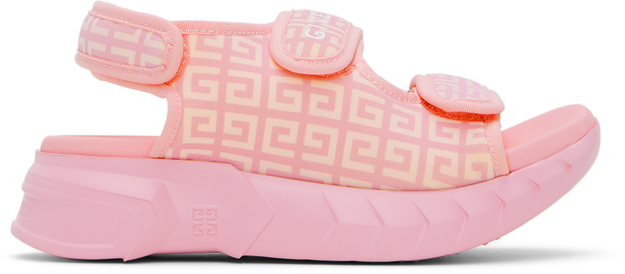 Kids Pink Marshmallow Sandals by Givenchy | SSENSE