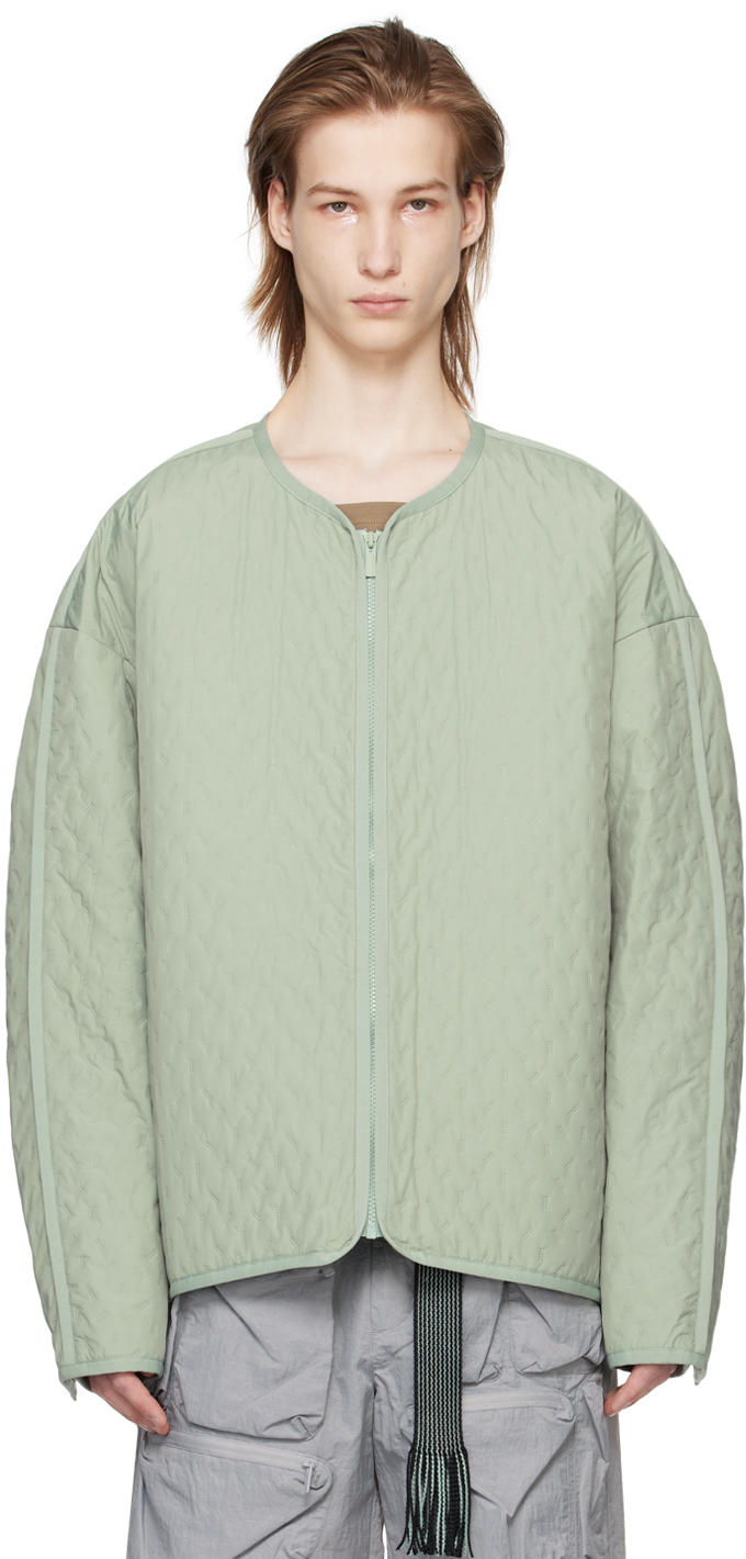 Green Cyberen Jacket by A. A. Spectrum on Sale