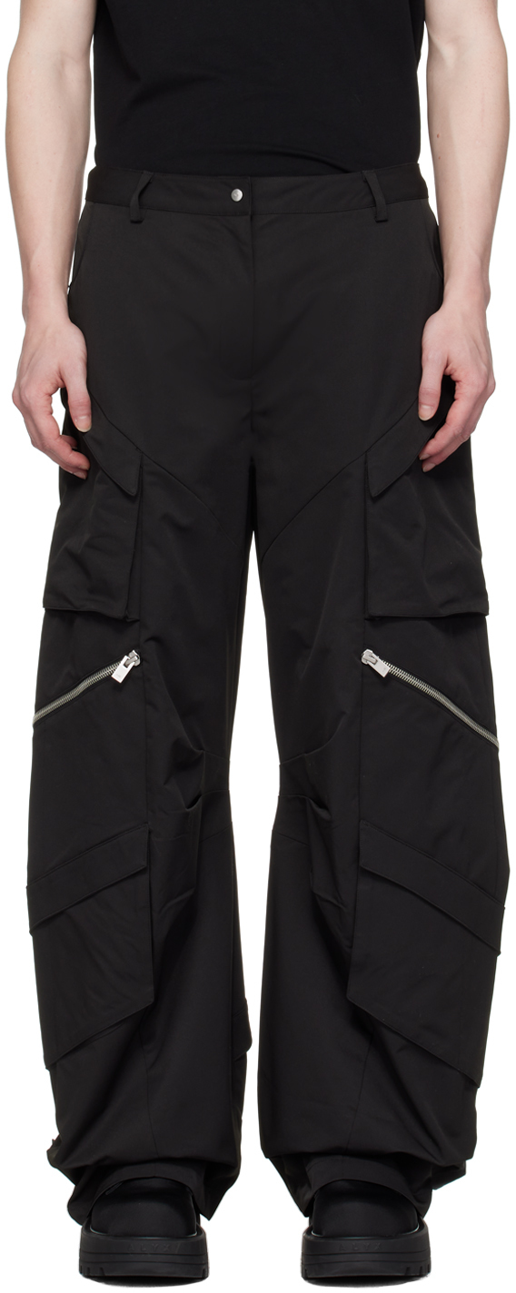 Pantalon cargo Calyx noir HELIOT EMIL en solde