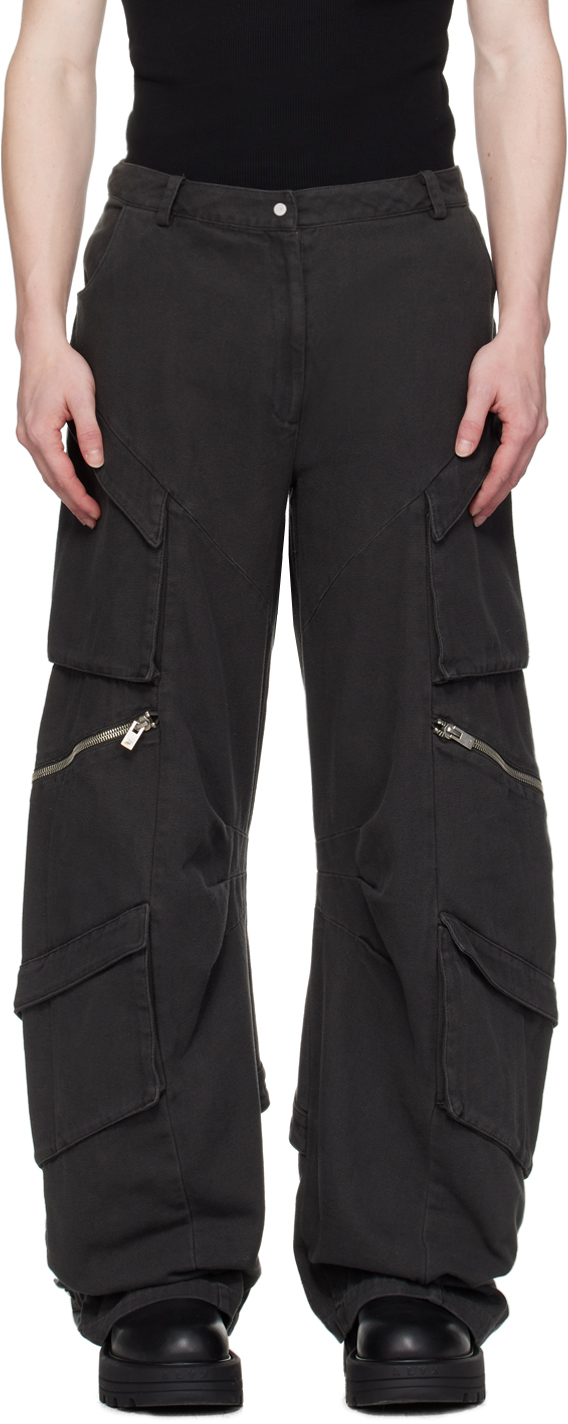 Pantalon cargo Calyx gris HELIOT EMIL en solde