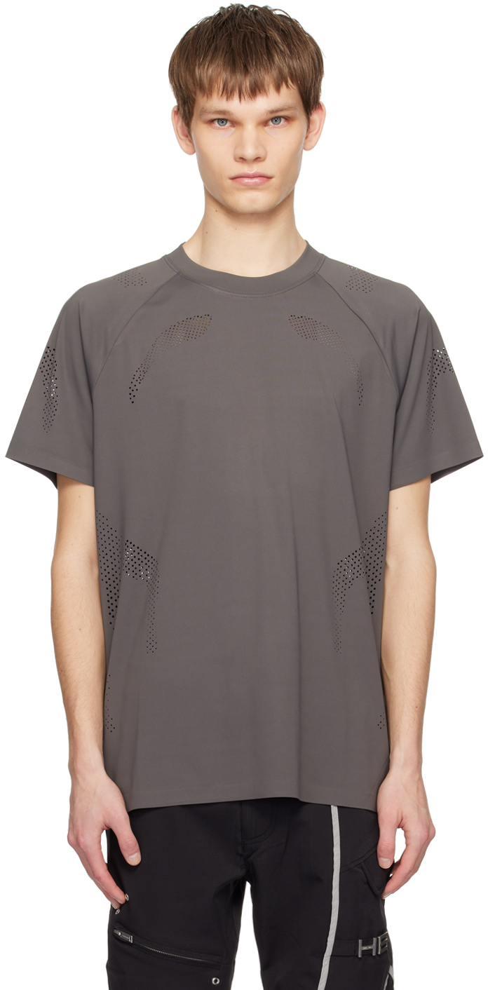 T-shirt Intine gris HELIOT EMIL en solde