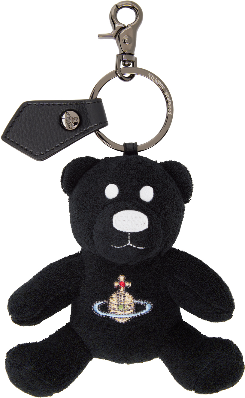 Black Teddy Keychain by Vivienne Westwood on Sale