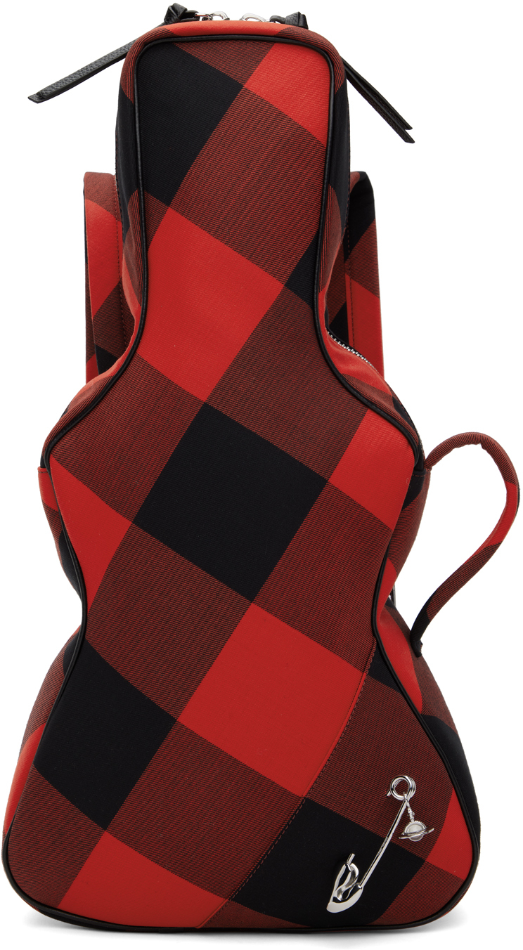 Red & Black Melody Backpack by Vivienne Westwood on Sale