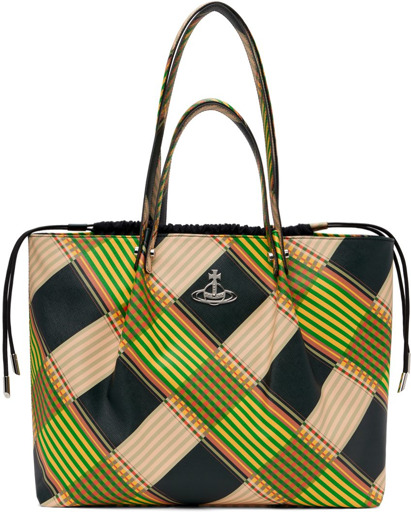 Multicolor Tina Tote by Vivienne Westwood on Sale