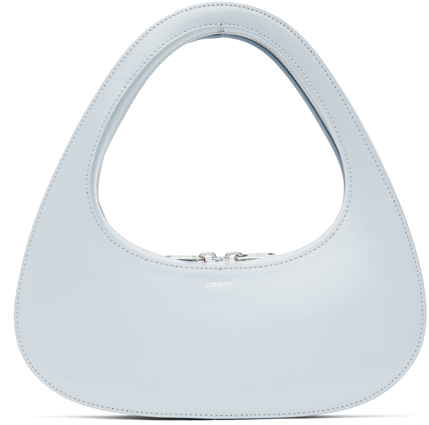 Blue Baguette Swipe Bag by Coperni on Sale