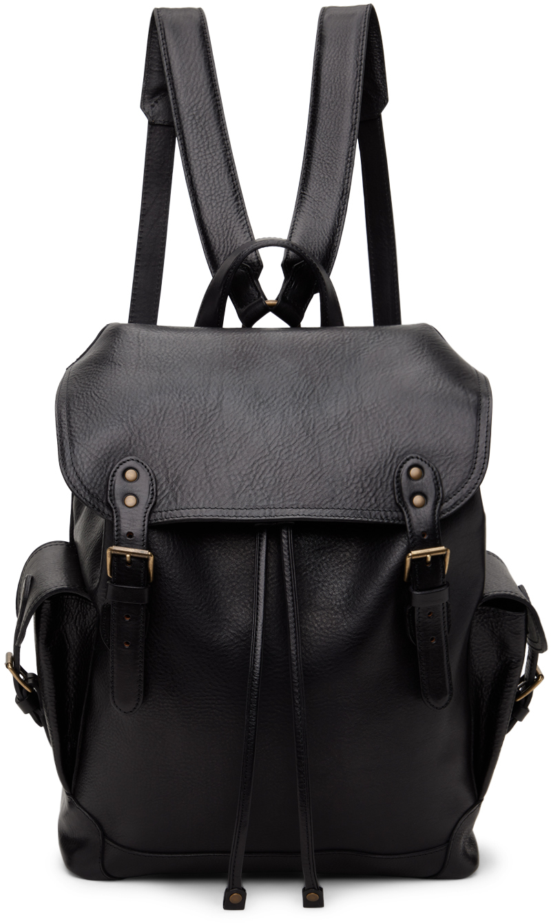 Black Rare 041 Backpack by Officine Creative on Sale