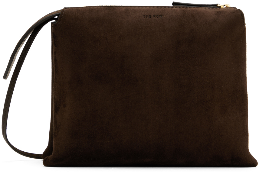 The Row Brown Nu Mini Twin Shoulder Bag