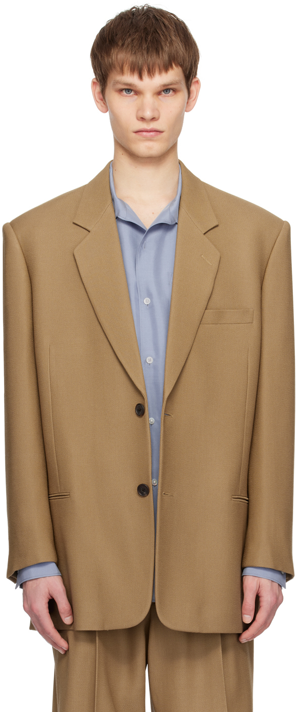 The Row: Brown Abram Blazer | SSENSE