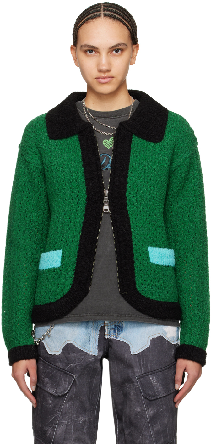 Cardigan Elass vert Andersson Bell en solde