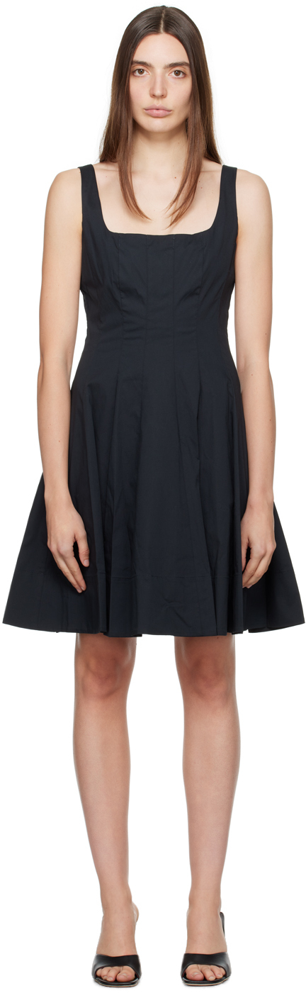 Black Wells Minidress by Staud on Sale