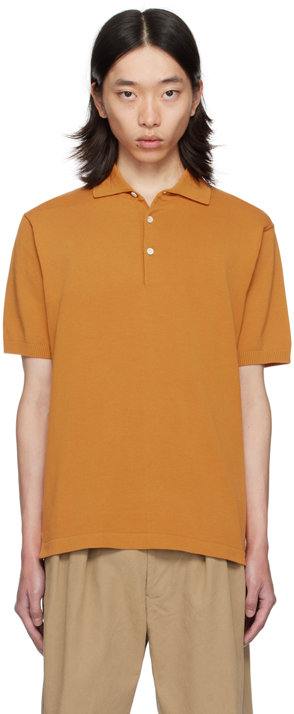 Yellow 12-Gauge Polo by BEAMS PLUS on Sale