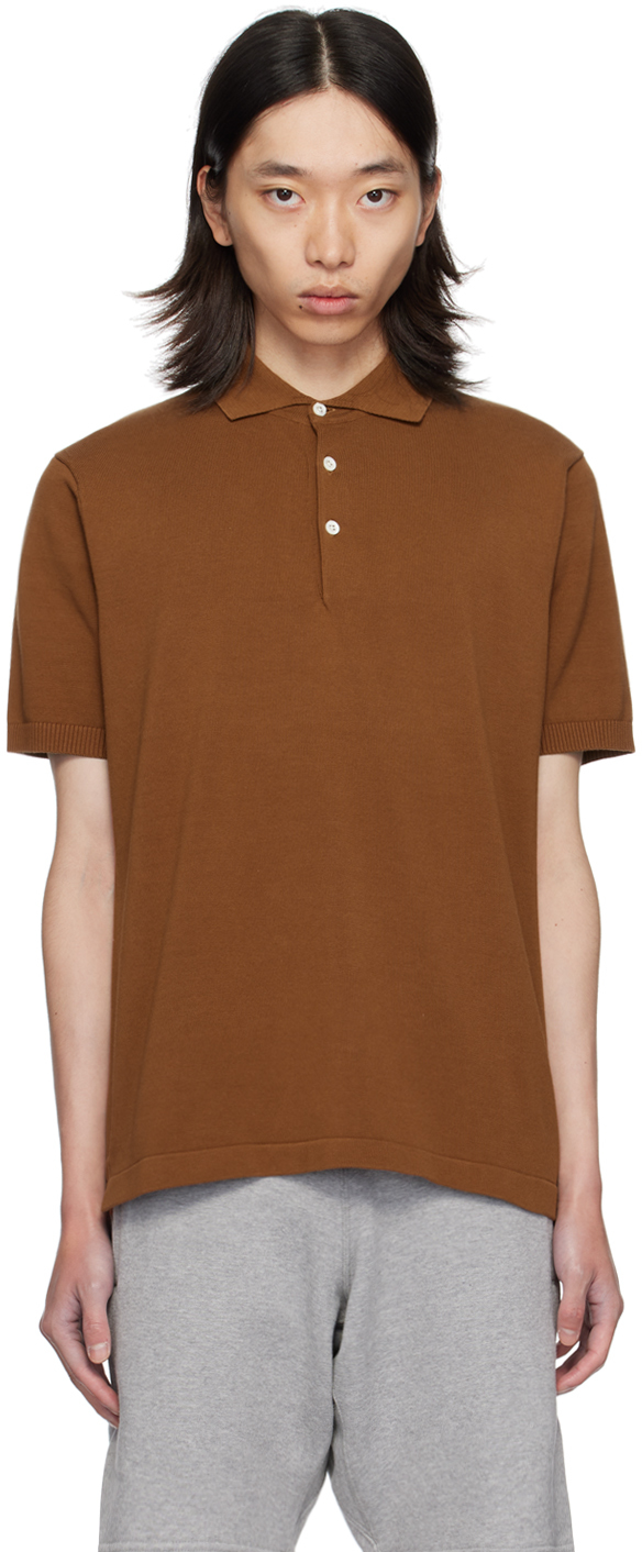 Brown 12-Gauge Polo by BEAMS PLUS on Sale