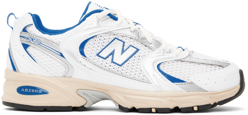 New Balance: 白色 530 运动鞋 | SSENSE