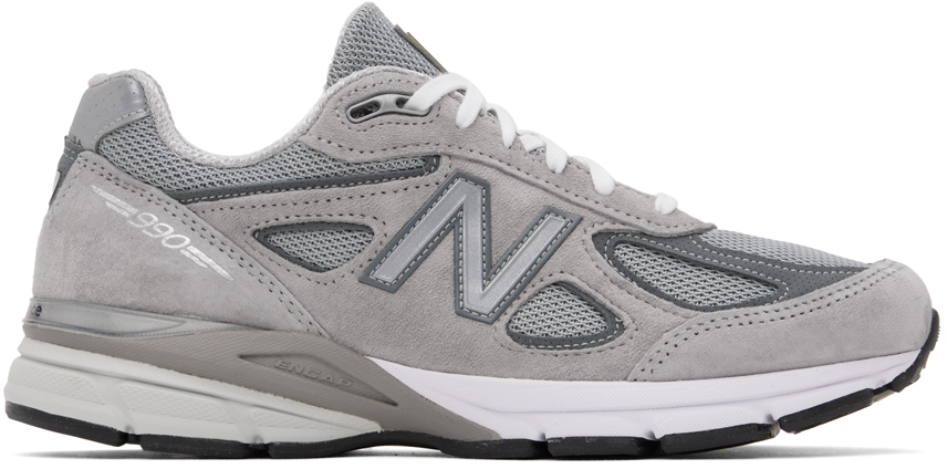 Baskets 990v4 Core grises - Made in USA New Balance en solde