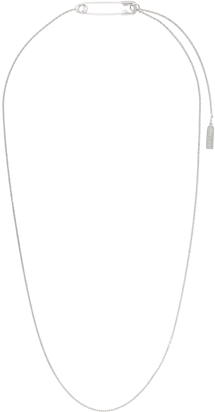 Numbering: Silver #7709 Necklace | SSENSE