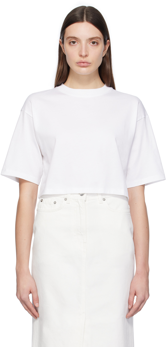 Loulou Studio: White Gupo T-Shirt | SSENSE UK