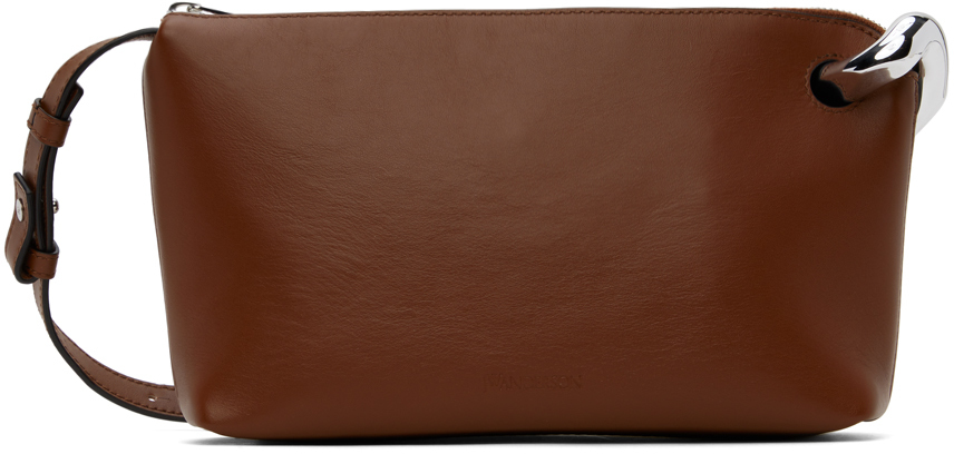 Brown Small JWA Corner Crossbody Bag by JW Anderson on Sale
