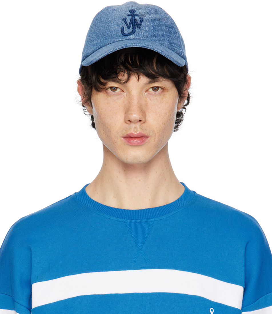 Blue Anchor Logo Cap by JW Anderson on Sale